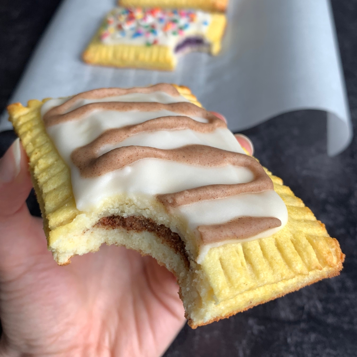 Keto Brown Sugar Cinnamon Pop-Tarts - Low Carb Brown Sugar Cinnamon!