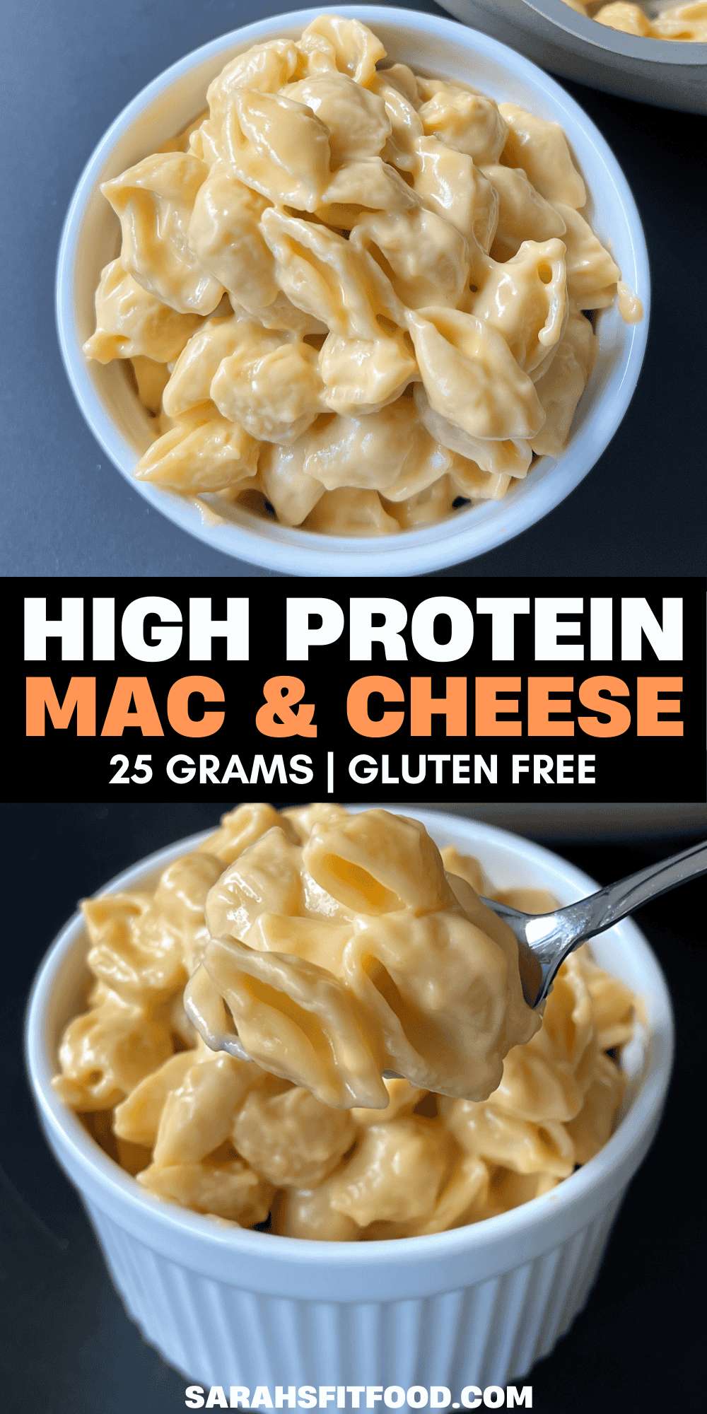 High Protein Mac and Cheese - Creamy, Gluten Free, 25g Protein